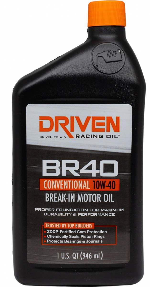 BR40 Conventional 10w-40 Break-In Oil – Driven Racing Oil Australia