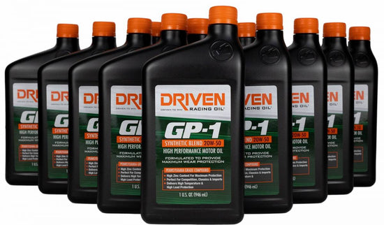 GP-1 20W-50 Synthetic Blend High Performance Oil – Driven Racing Oil ...